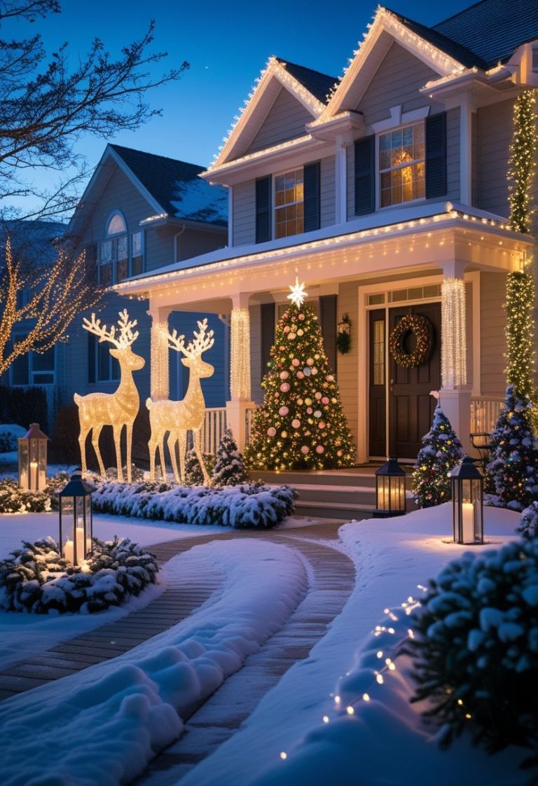 Magical Christmas Outdoor Décor Ideas for a Colorful Holiday